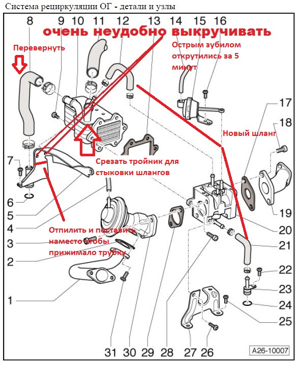 EGR удаление — Audi A6 (C6), 3 л, 2006 года | визит на сервис | DRIVE2