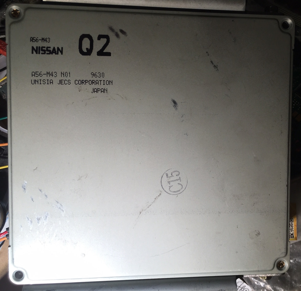 Nissan Gloria/Cedric HY34, engine VQ30DET — ECU Hitachi Unisia A56-M43, A56-M44; 23710-AG900 ...