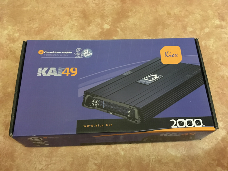 6. Kicx KAP-49, Kicx RCA 06 — Lada Калина седан, 1,6 л, 2010 года | автозвук | DRIVE2