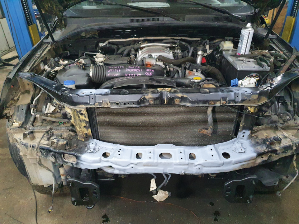 Система охлаждения радиатор — KIA Sorento (1G), 4,3 л, 2009 года ...