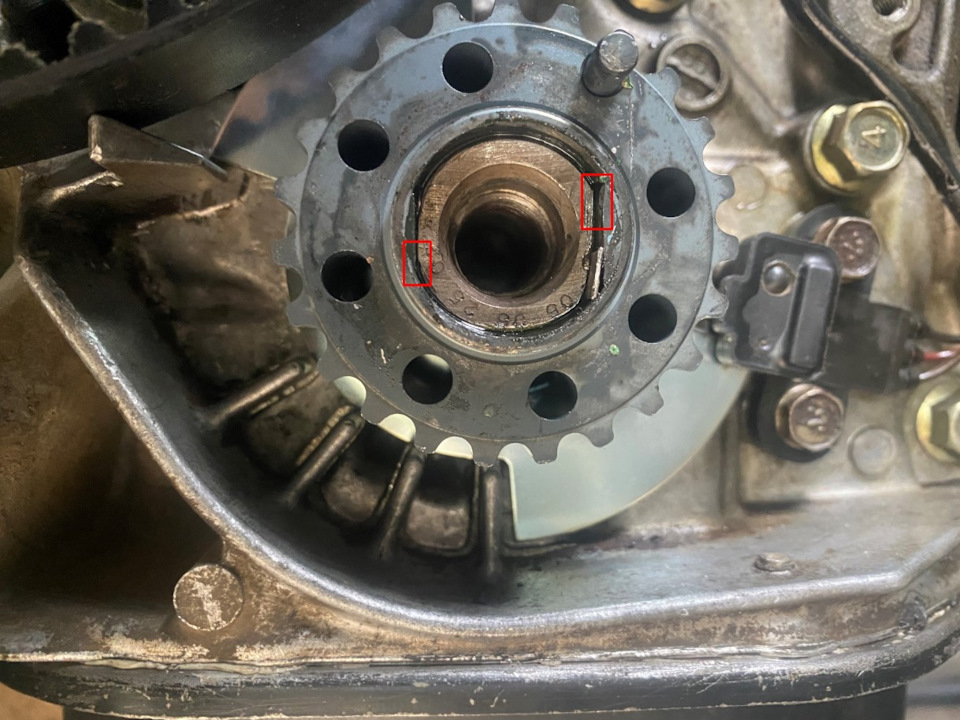 Ремонт люфта шестерни коленвала — Mitsubishi Lancer IX, 1,3 л, 2005 ...