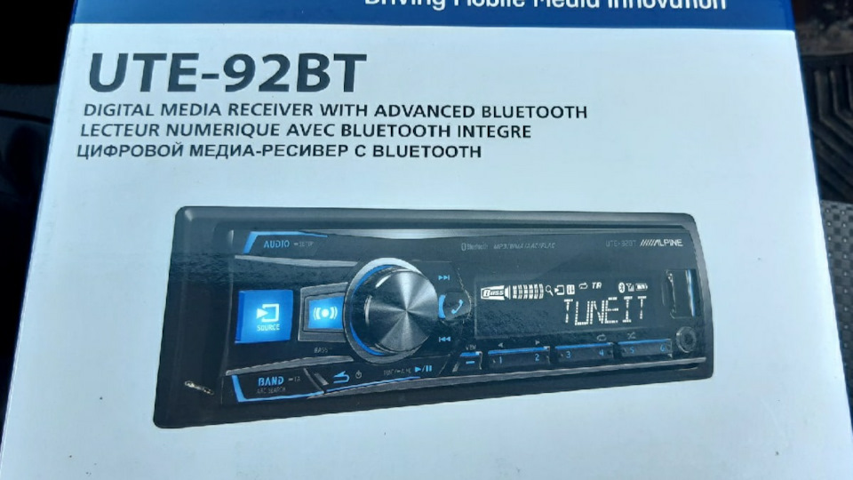 #2Новое "ГУ" процессорный Alpine UTE-92BT — Chevrolet Lacetti 5D, 1,4 л ...