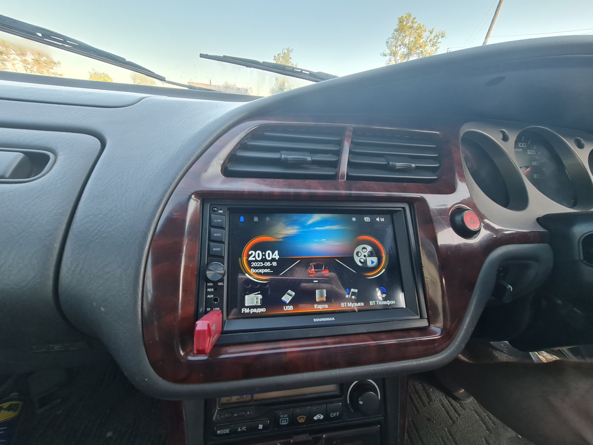 Магнитола Soundmax SM-CCR4705M 2din — Honda Accord (6G), 2 л, 1999 года ...