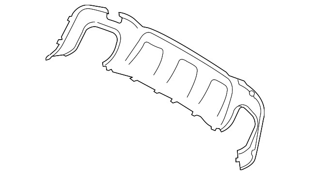 A1568850200 Накладка бампера заднего Mercedes | Запчасти на DRIVE2