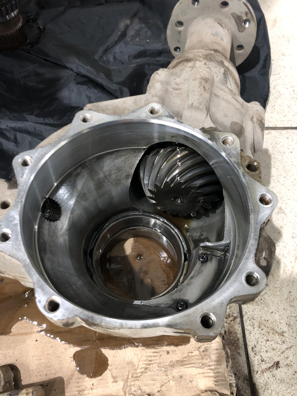 Обслуживание раздаточной коробки — Hyundai Santa Fe (3G), 2,2 л, 2016 ...