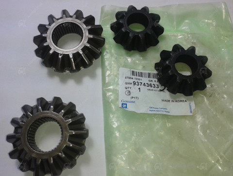 93743633 КОМПЛЕКТ ШЕСТЕРЕН ДИФФЕРЕНЦИАЛА (4 ШТ) GM | Запчасти на DRIVE2