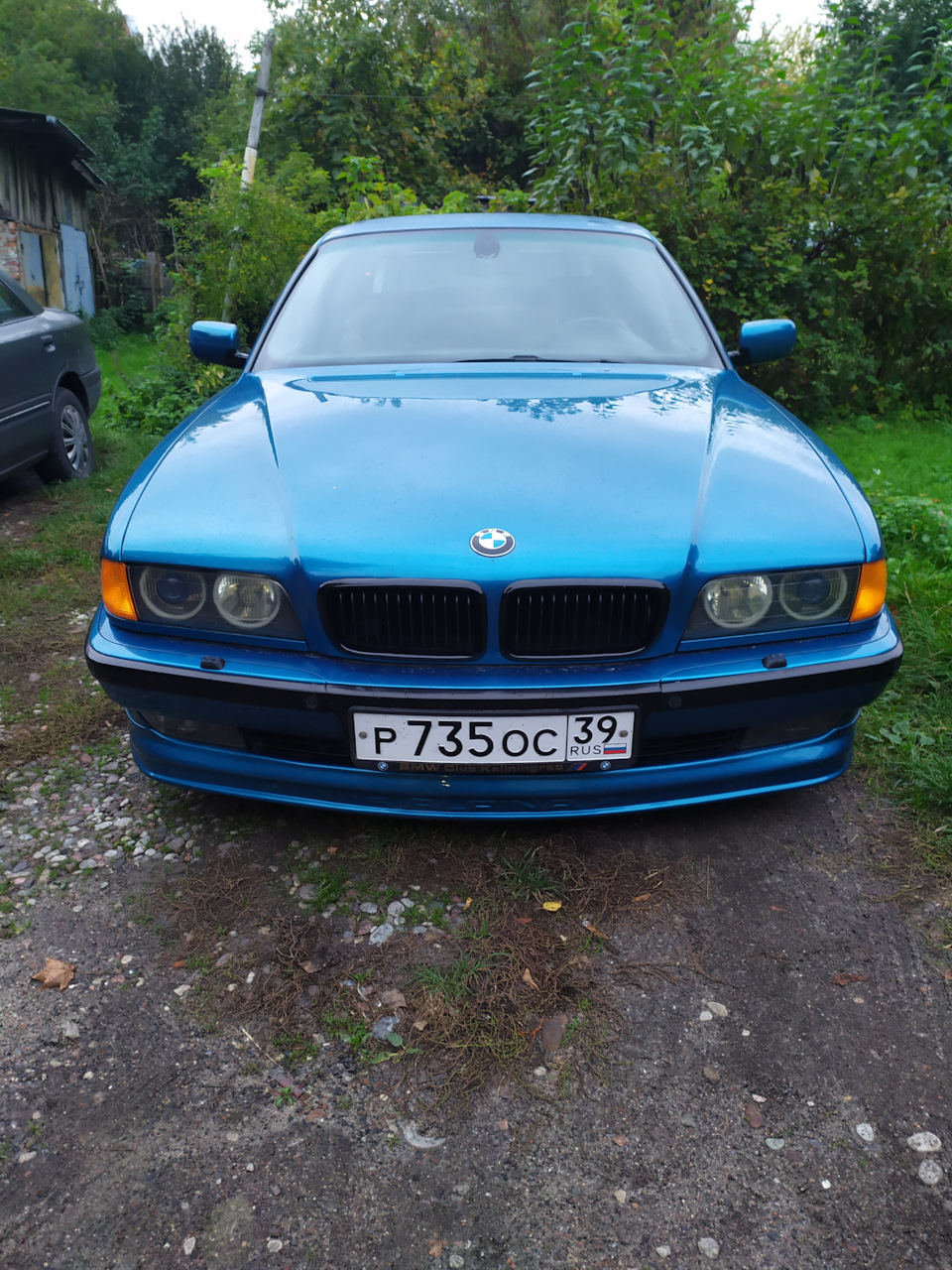 Рыжие повторители и диодная подсветка номера/// — BMW 7 series (E38), 3 ...