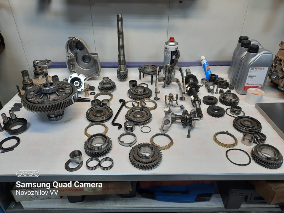 Ремонт МКПП — MQ 250. Работа по ремонту трансмиссии серии 02S с кодом ...