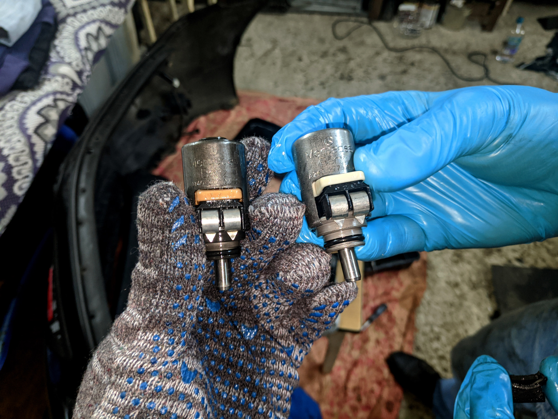 АКПП 722.689. Соленоид блокировки гидротрансформатора. Частичная замена ...