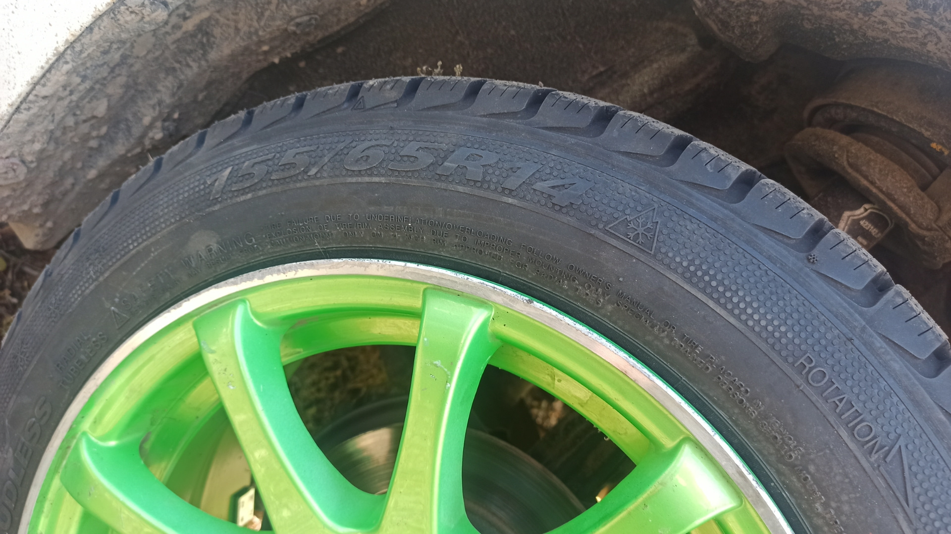 "Переобулись" на зиму — Daihatsu Mira (L275/L285), 0,7 л, 2009 года ...