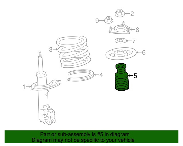 4060A532 ДЕМПФЕР СТОЙКИ ПЕРЕДНЕЙ ПОДВЕСКИ Mitsubishi | Запчасти на DRIVE2