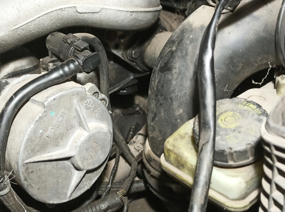 Рено меган 2, вентиляция картерных газов. — Renault Megane II, 1,9 л ...