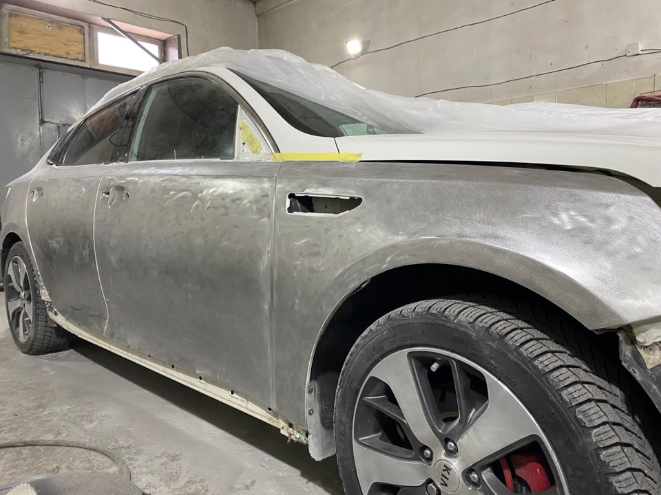 Покраска — KIA Optima (4G), 2 л, 2018 года | кузовной ремонт | DRIVE2