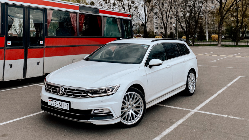 Volkswagen Passat Variant (B8) 1.6 дизельный 2016 | Arctic R-line на DRIVE2