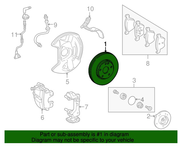 A2104211912 Диск тормозной Mercedes | Запчасти на DRIVE2