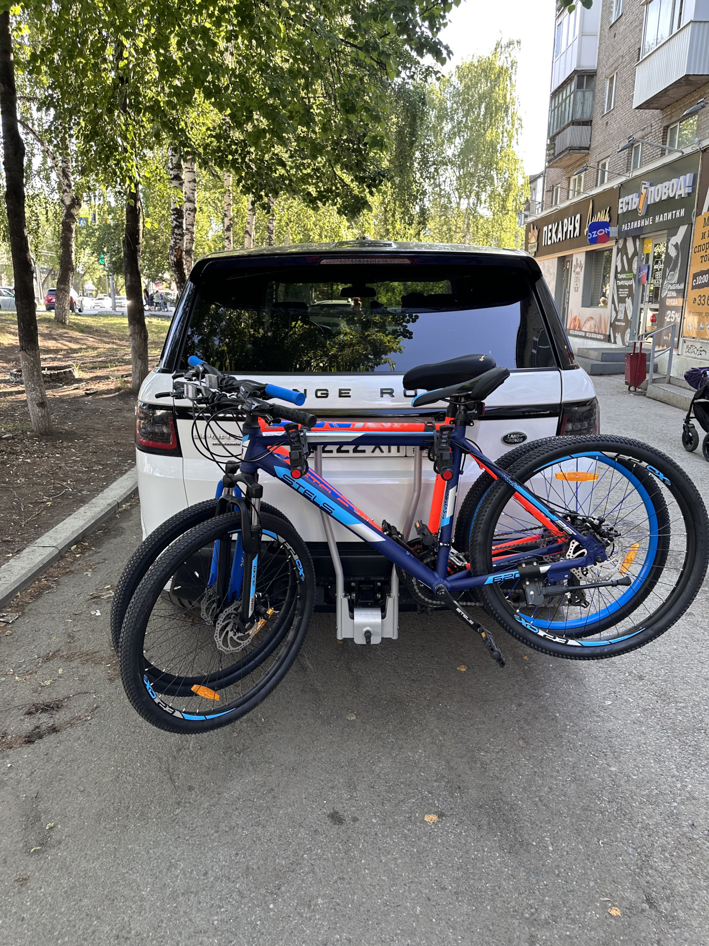 Крепление велосипедов Thule — Land Rover Range Rover Sport (2G), 3 л ...