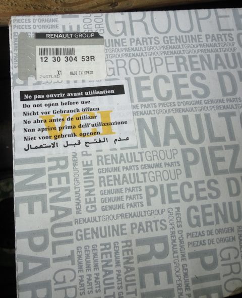 123030453R Шкив коленвала (мет, рез) RENAULT | Запчасти на DRIVE2