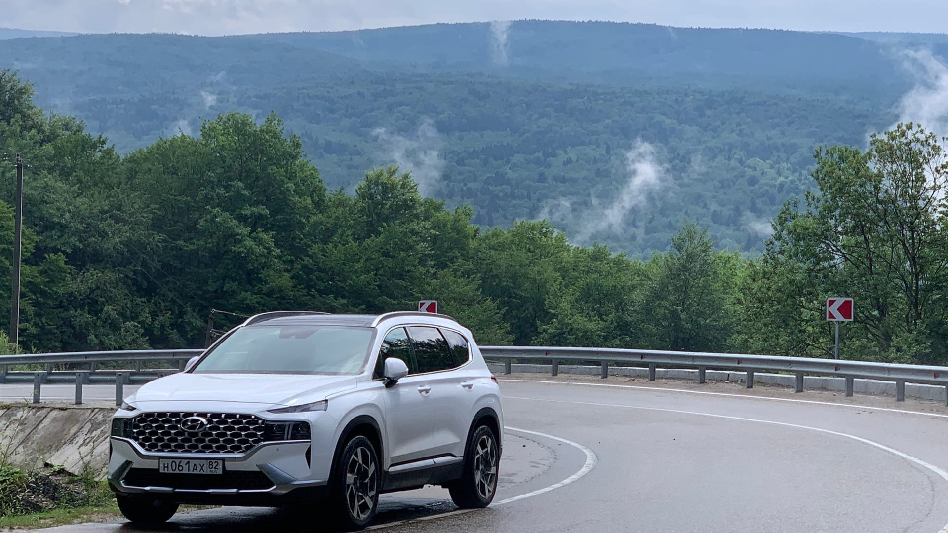 Hyundai Santa Fe (4G) 2.2 дизельный 2021 | N Line Wh1te Sh4rk на DRIVE2