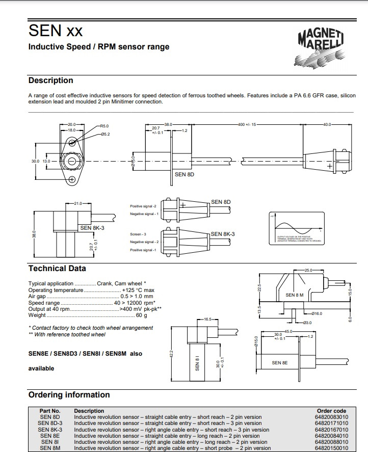 Sedicivalvole Январь 7.2 pt.2 ДПКВ Magneti Marelli SEN 8E + венец ...