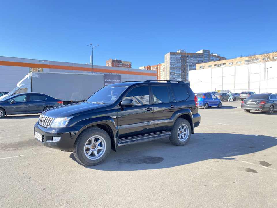 Rays Volk Racing TE37 — Toyota Land Cruiser Prado 120-series, 4 л, 2006 ...