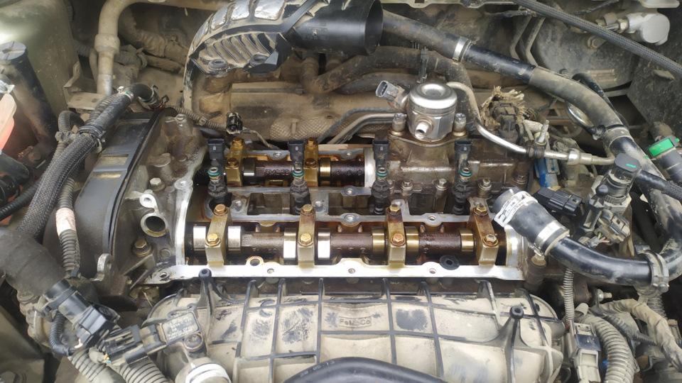 Прокладка крышки клапаной коробки — Ford Kuga (2G), 1,6 л, 2013 года ...