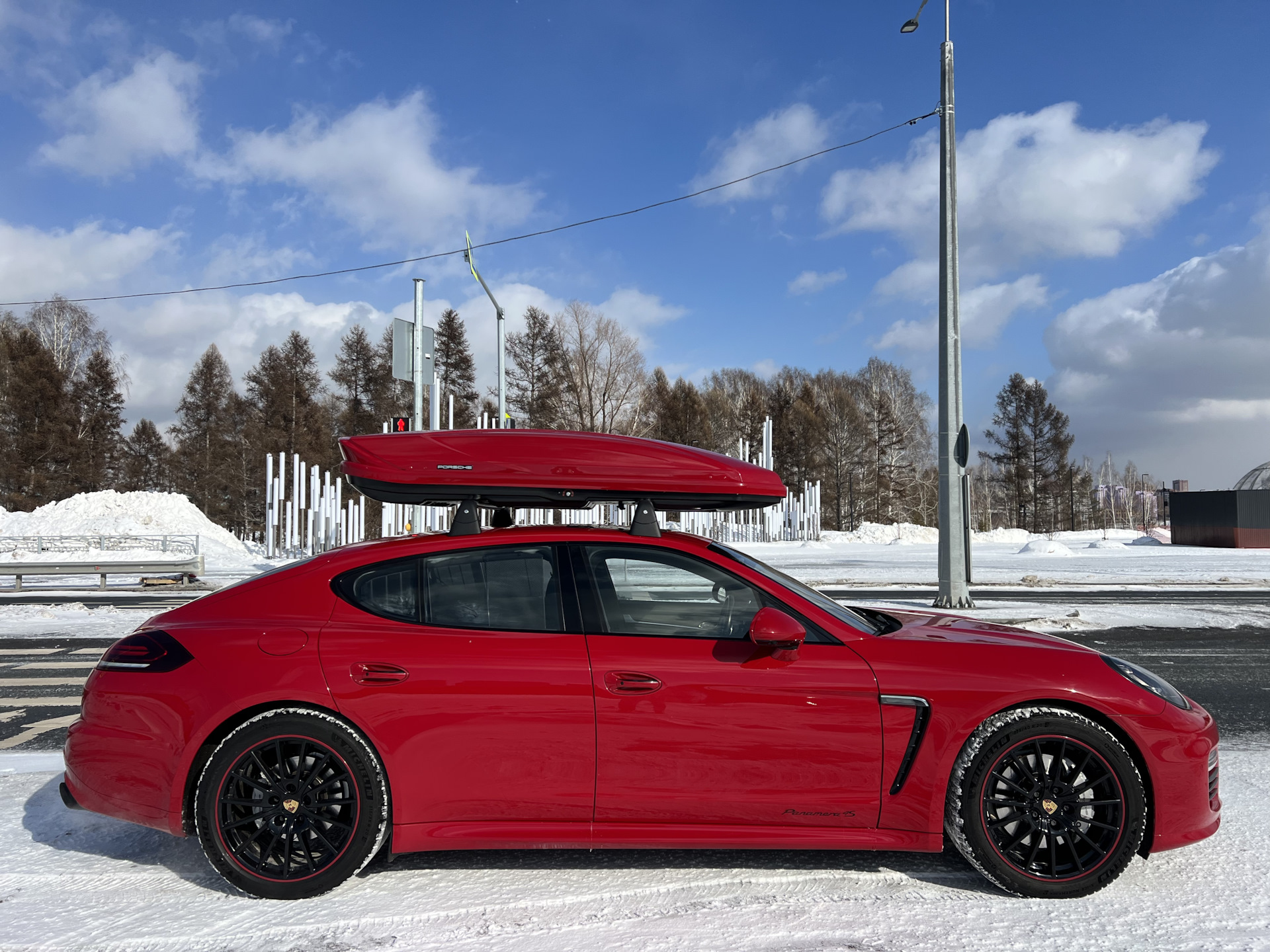 Roof Box / Carmine Red — Porsche Panamera (1G) 970, 3 л, 2015 года ...