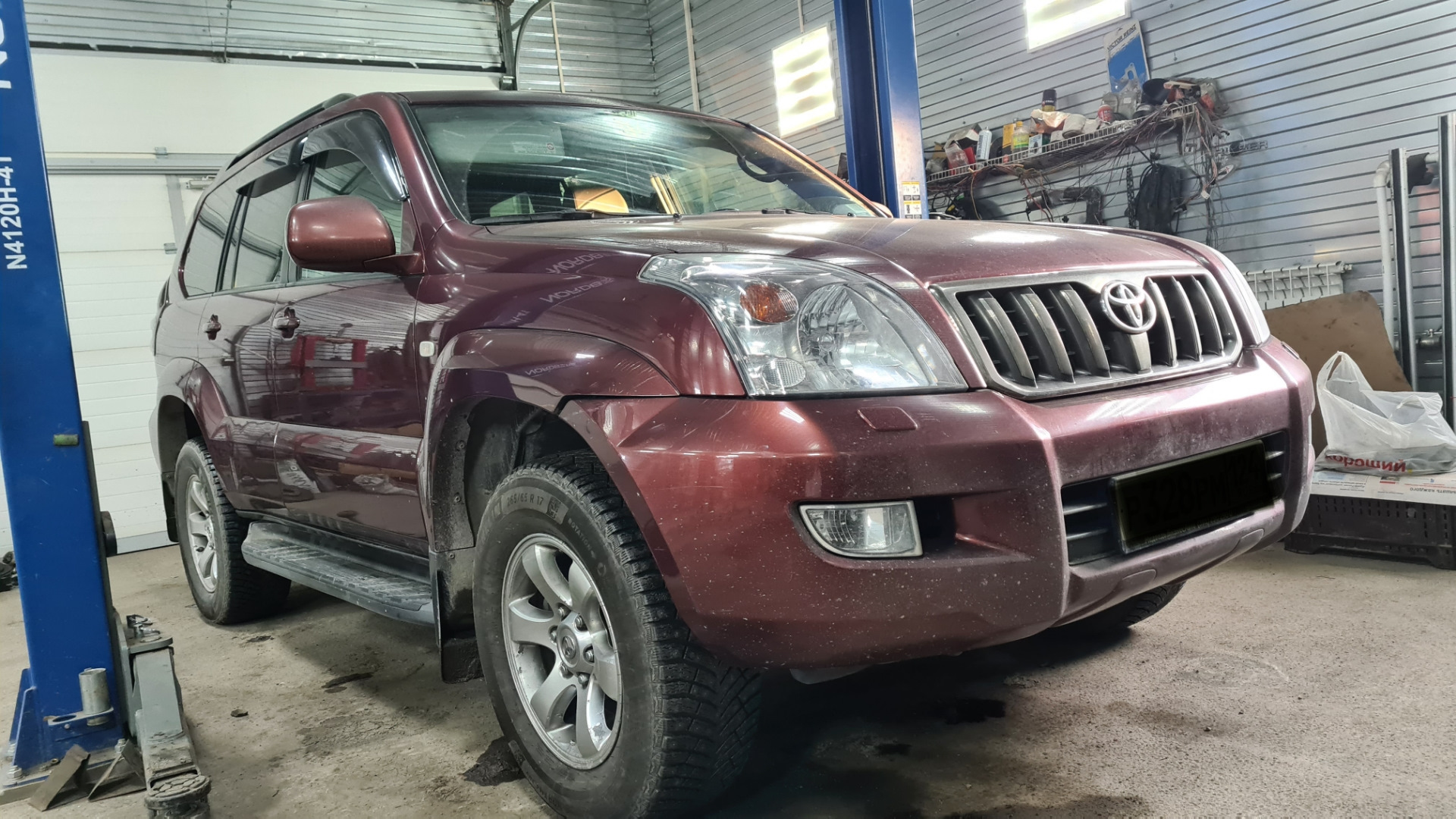 Замена шлангов охлаждения — Toyota Land Cruiser Prado 120-series, 4 л ...