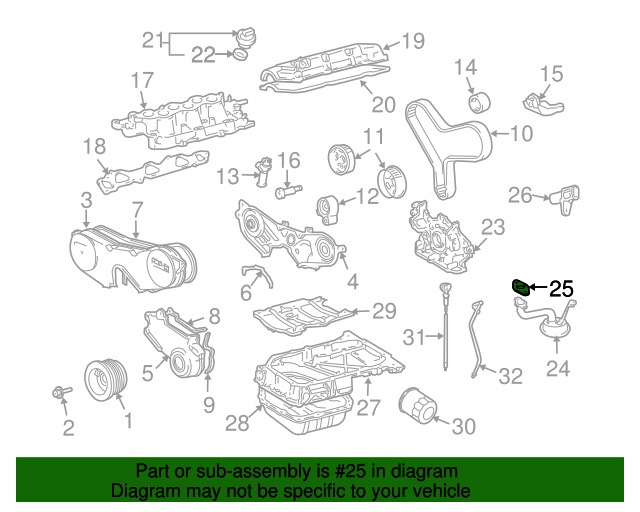 1511928020 Прокладка крышки масляного насоса TOYOTA LEXUS | Запчасти на ...