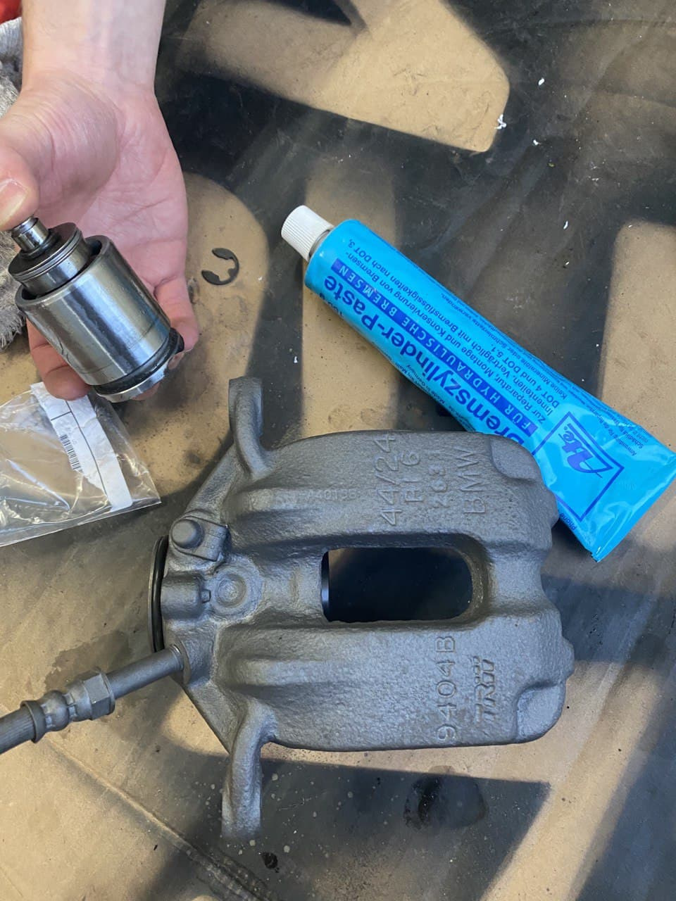 №24: Переход на задние тормоза 345х24. — BMW X3 (F25), 3 л, 2011 года ...