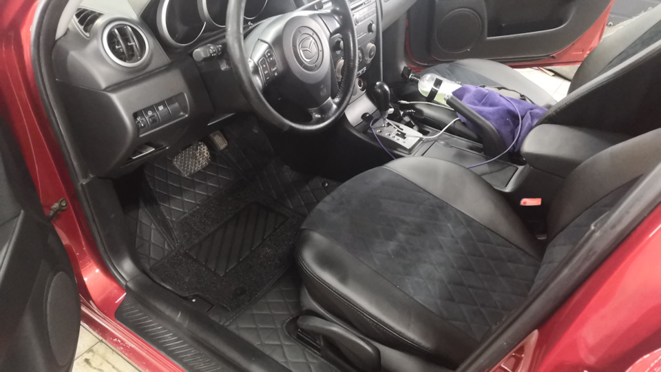 Коврики 5Д — Mazda 3 (1G) BK, 1,6 л, 2005 года | стайлинг | DRIVE2