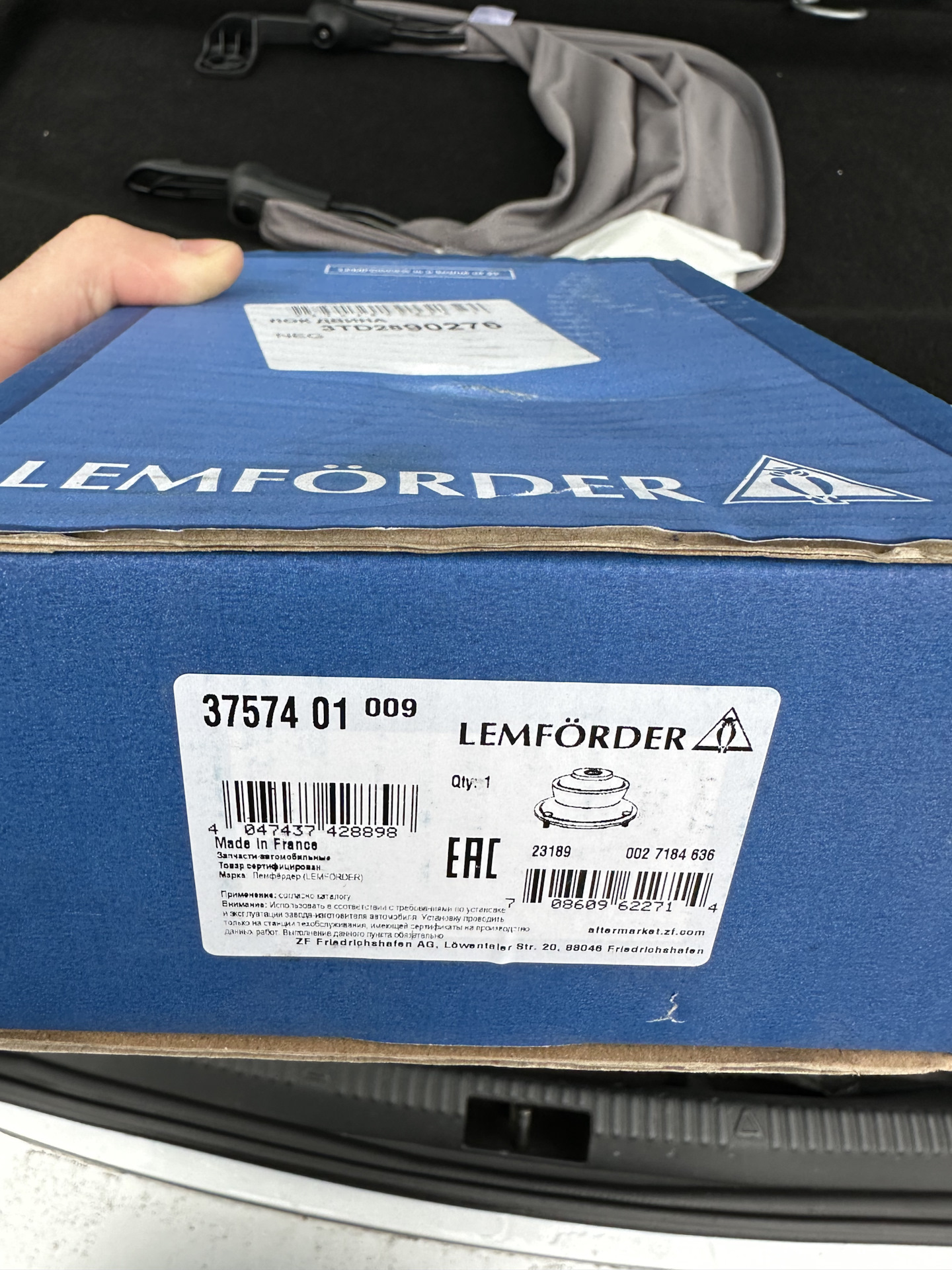 Замена опорного подшипника и опоры амортизатора — Skoda Octavia A7 Mk3, 1,4 л, 2013 года | визит ...