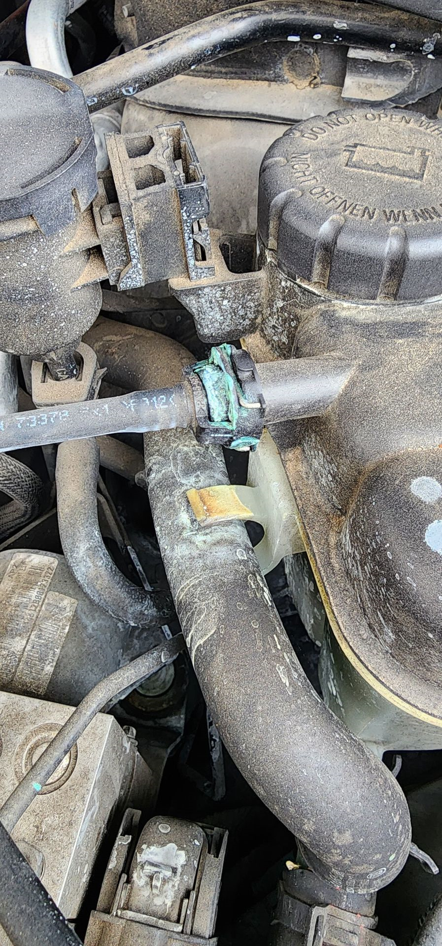 Подтекает ОЖ — Mercedes-Benz GL-Class (X166), 4,6 л, 2013 года ...