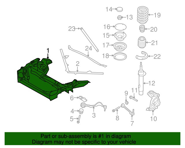 31116785639 Балка переднего моста BMW | Запчасти на DRIVE2