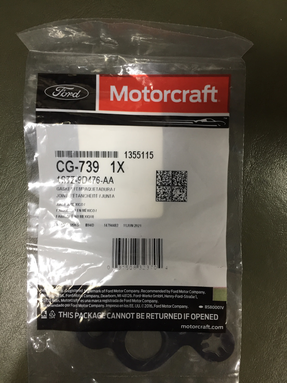 Чистка клапана EGR — Ford Mondeo III, 2 л, 2006 года | расходники | DRIVE2