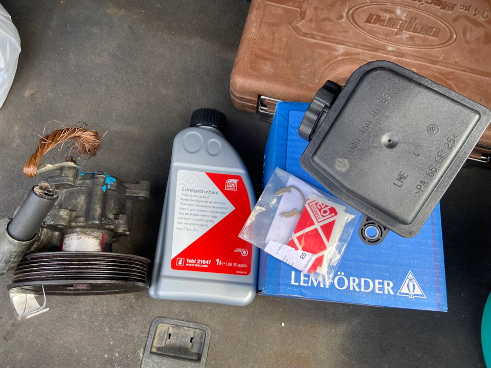 Обновление ГУР и новый ремень M112 05.25 — Mercedes-Benz E-Class (W210 ...