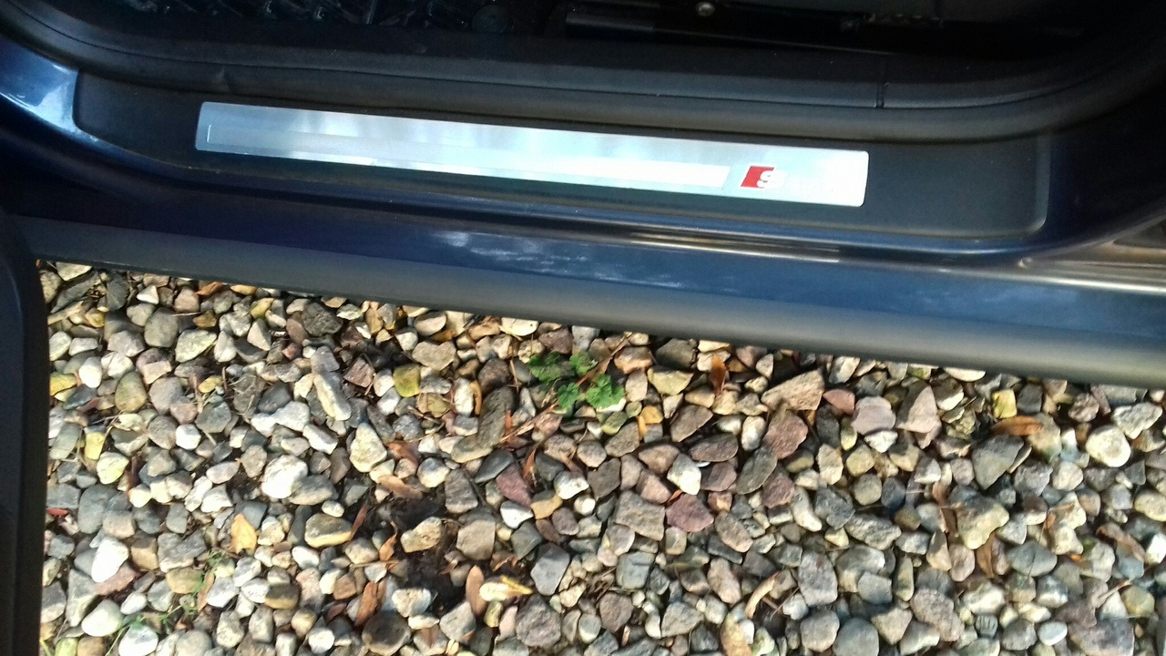 Туманки, порожки, накладки, парктроник, подложка под номер. — Audi A4 ...