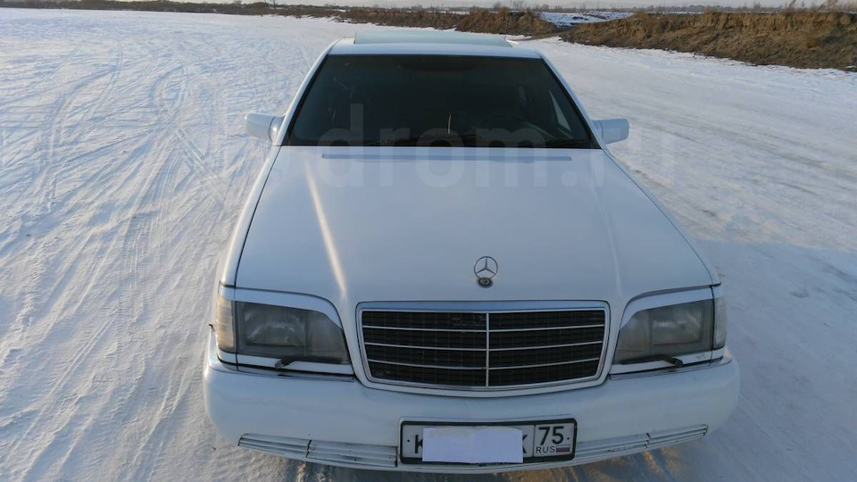 Mercedes-Benz S-Class (W140) 6.0 бензиновый 1993 | Белый Маршал на DRIVE2