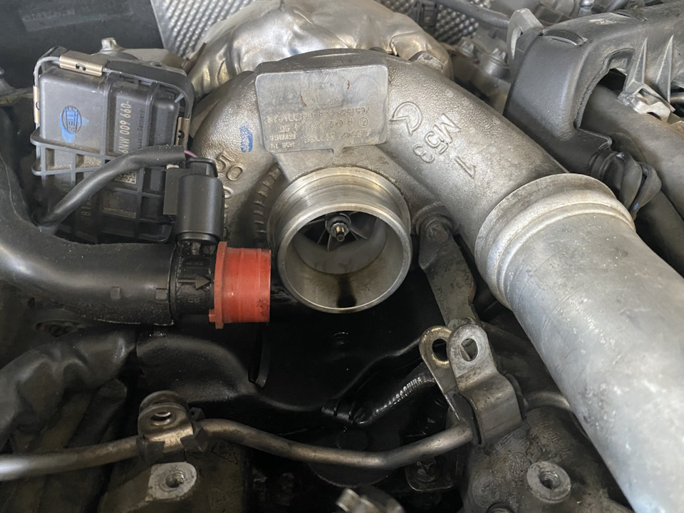 Замена топливного фильтра и уплотнителя турбины — Mercedes-Benz GL ...