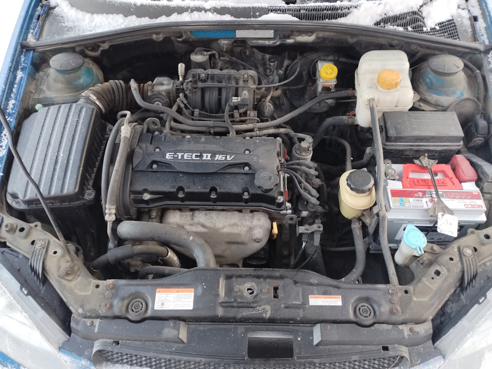 Родной аккумулятор Delkor устал — Chevrolet Lacetti 5D, 1,4 л, 2010 ...
