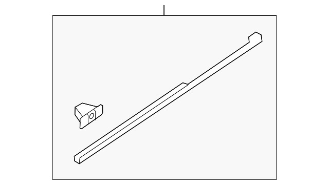 87772C1500 Молдинг Хром Переднего Правого Крыла KIA HYUNDAI | Запчасти ...