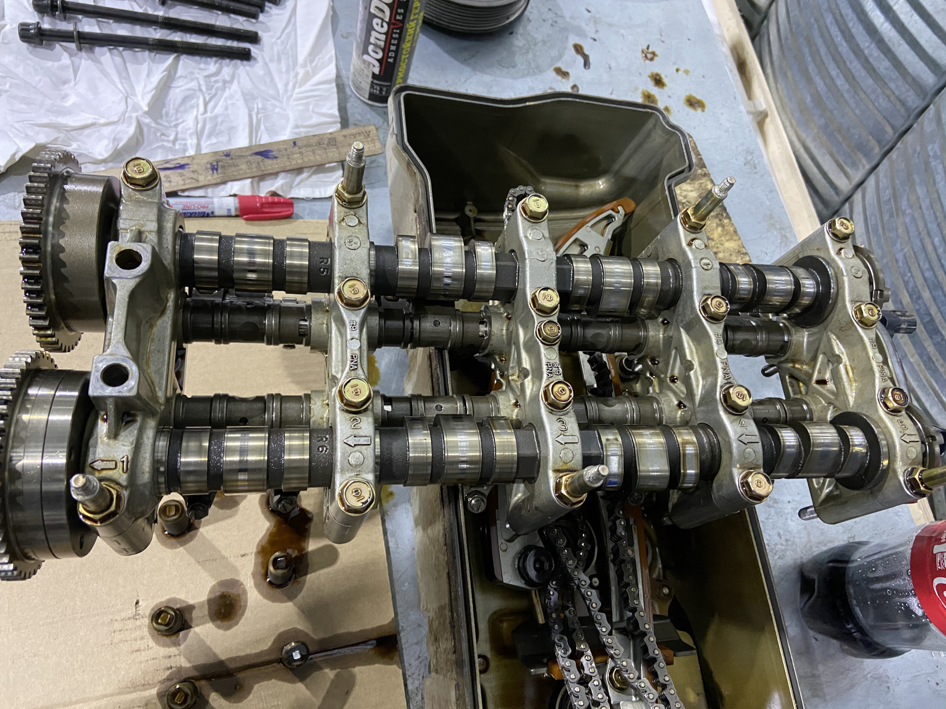 Серьезный подход! Замена прокладки ГБЦ — Honda Accord (7G), 2,4 л, 2005 ...