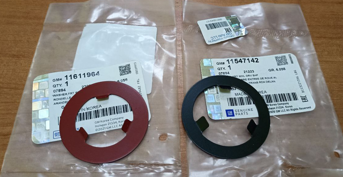 Расследование о пригодности шайбы ШРУСа — Chevrolet Volt (1G), 1,4 л ...