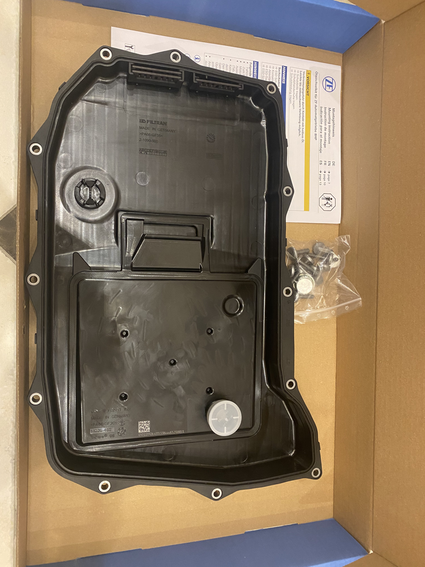 Замена ATF, поддона с фильтром в коробке передач. — Audi Q7 (2G), 3 л ...