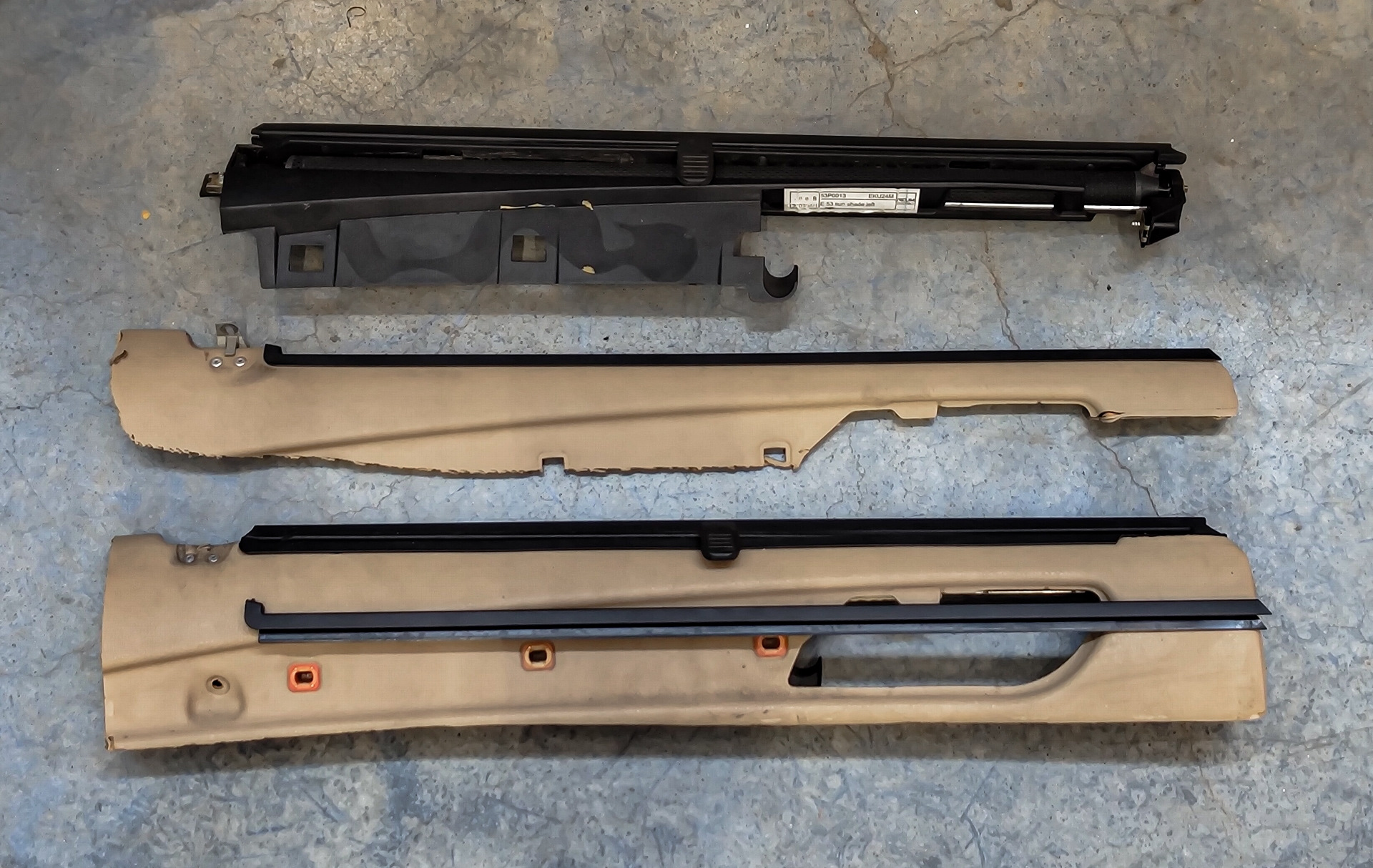 #158. S417A. Солнецезащитная штора окна двери Зд. Комплект. — BMW X5 ...