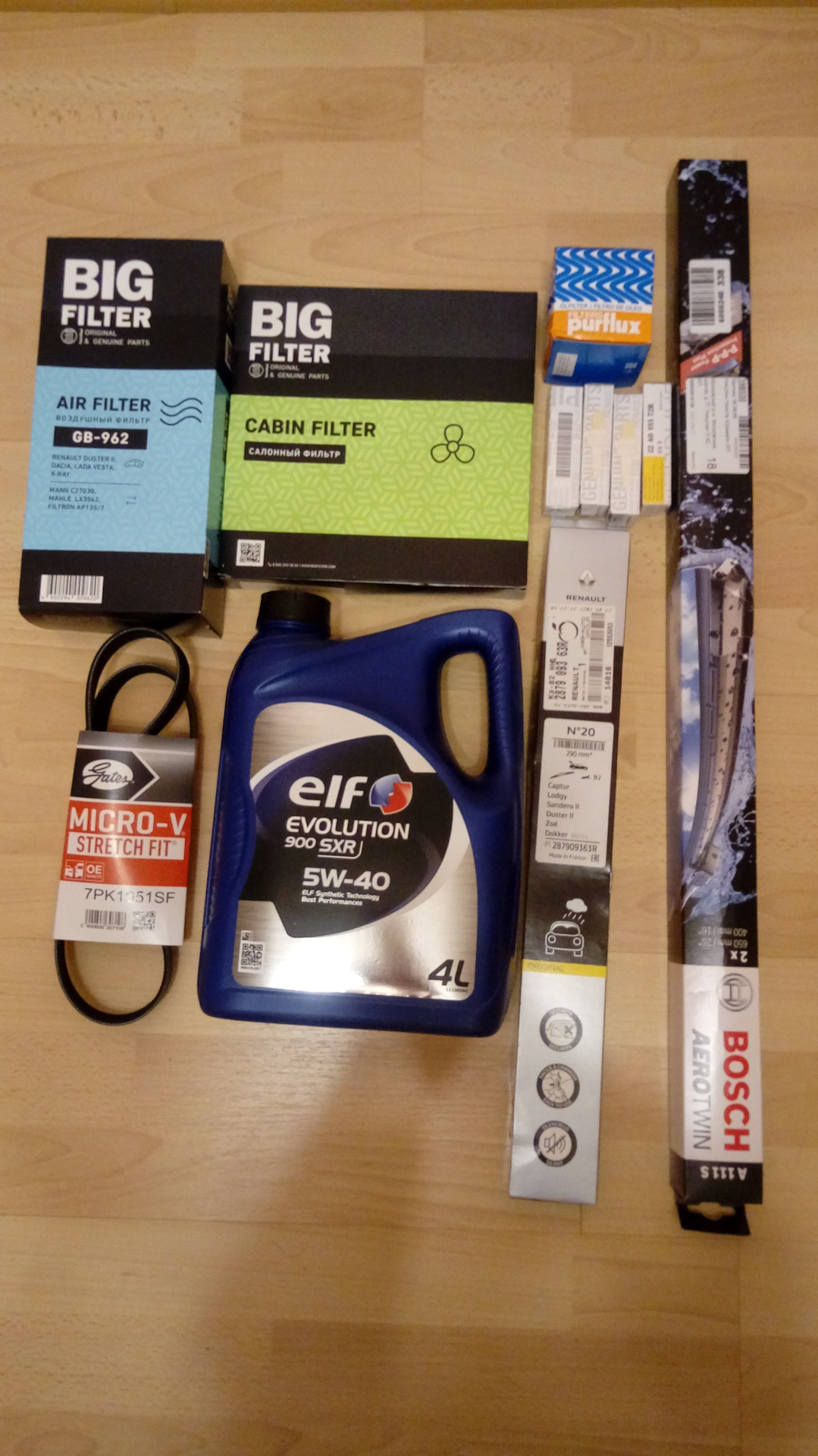 Закупка расходников для ТО-4 — Renault Kaptur (2016), 1,6 л, 2018 года ...