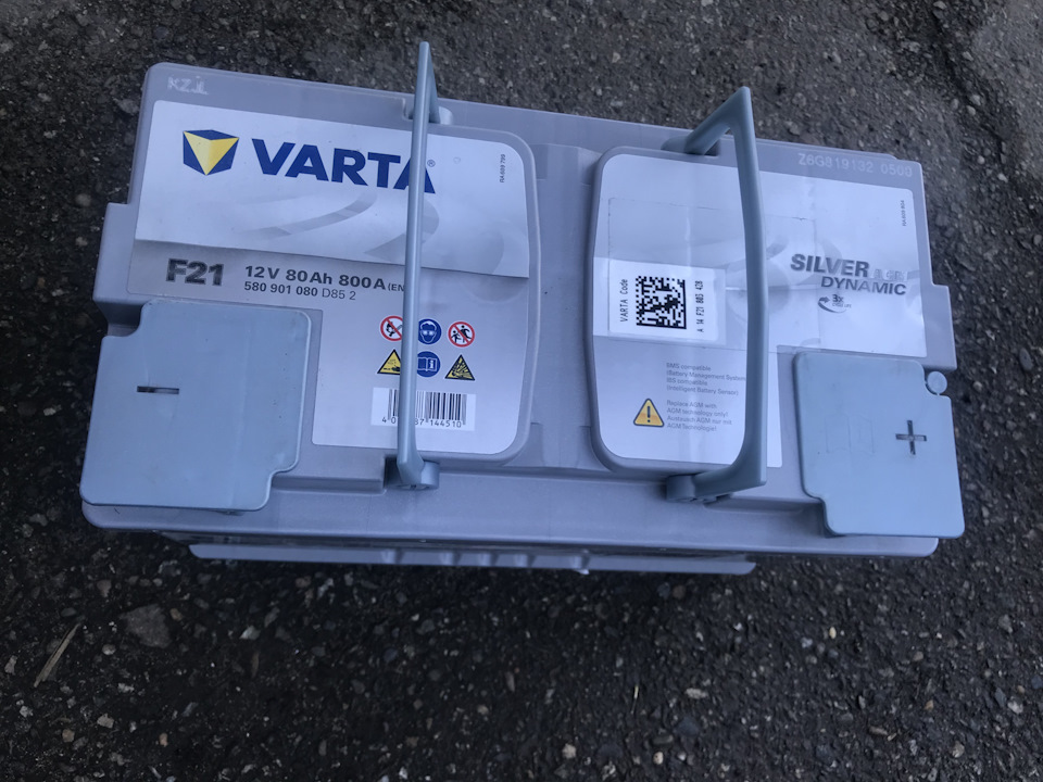 580901080D852 Аккумулятор VARTA | Запчасти на DRIVE2