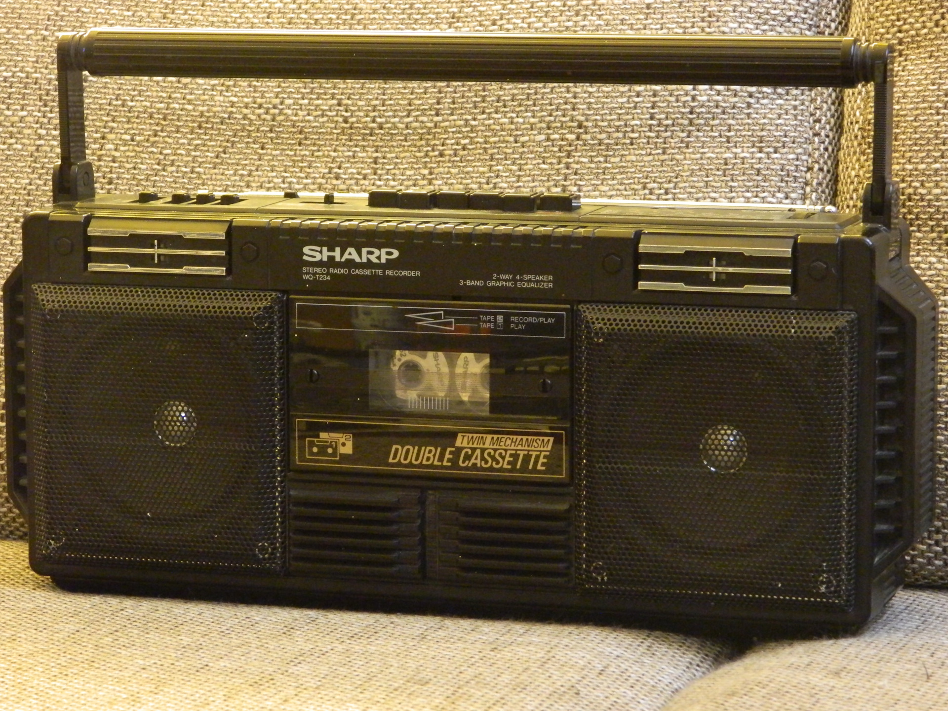 1987 Sharp WQ-T234H Stereo Twin Cassette Recorder — Сообщество «Клуб Почитателей Кассетных ...
