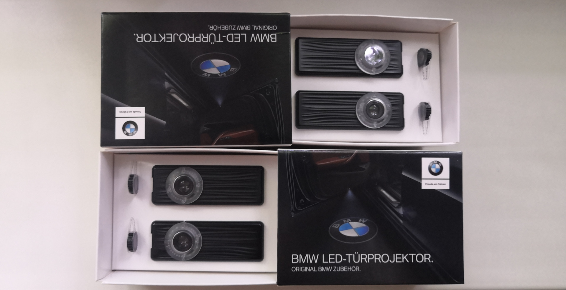LED дверные проекторы и накладки на педали — BMW 3 series (F30), 2 л ...