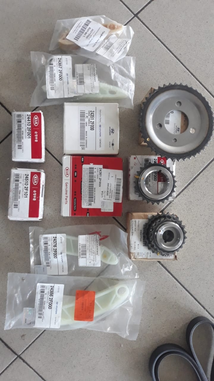 243512F000 Цепь ГРМ HYUNDAI IX35/TUCSON 10-/KIA CARNIVAL 06-/SORENTO 09 ...