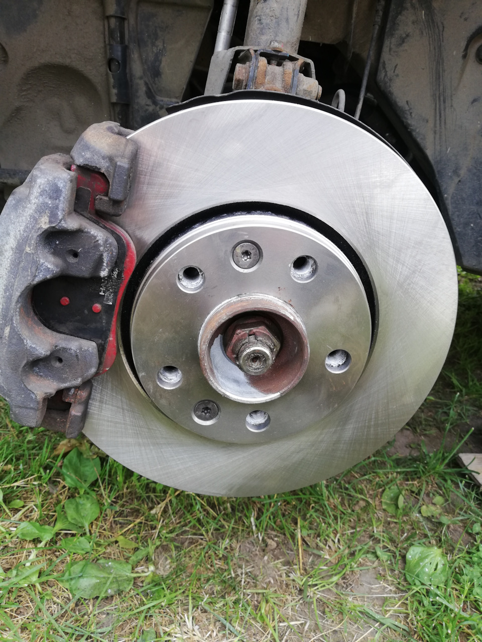 Диски тормозные SANGSIN первые впечатления — Renault Duster (1G), 2 л ...